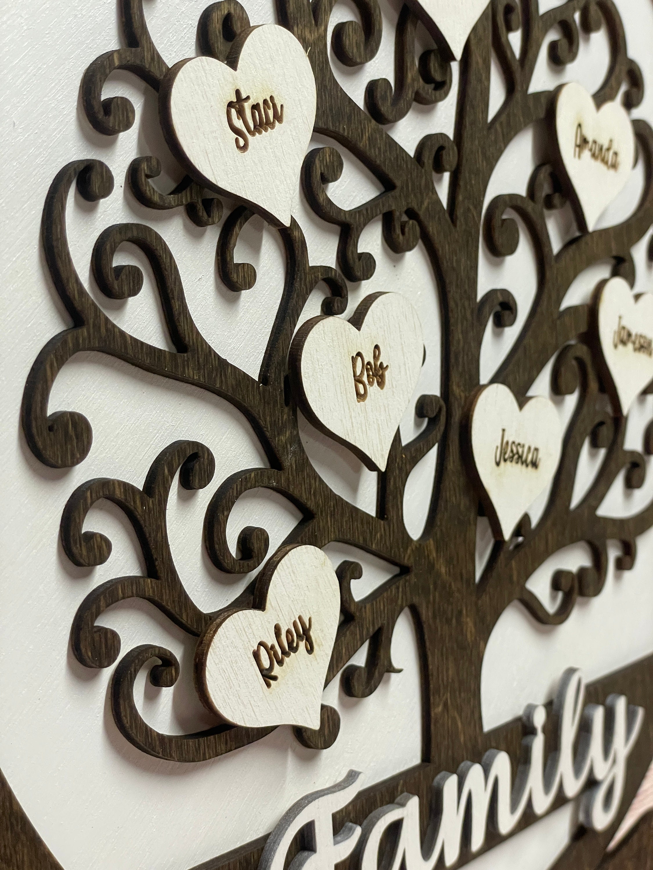 Family Tree Sign Laser Cut File - Etsy
