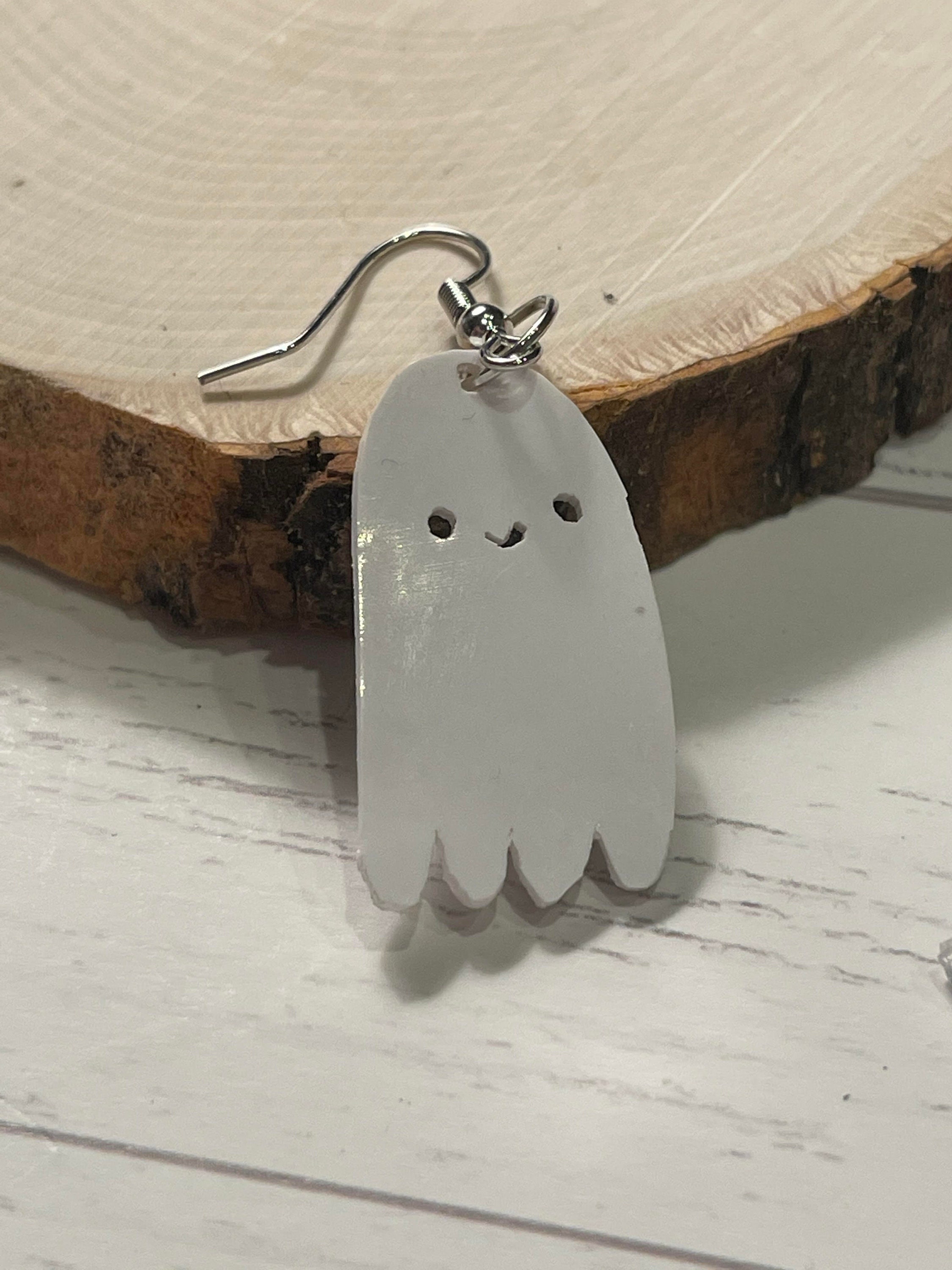 Cute Ghost Earrings - Etsy