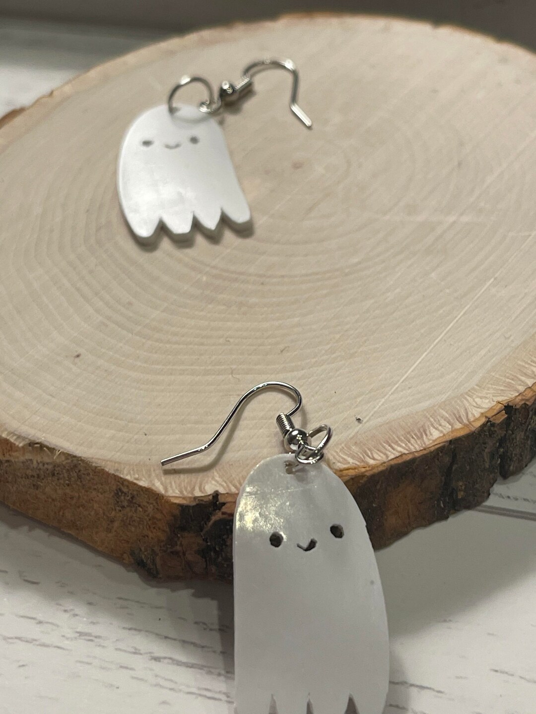Cute Ghost Earrings - Etsy