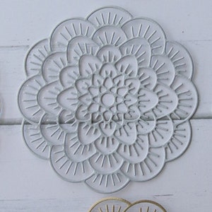 Doily #18 | Die Cuts | 4 Pcs | Card Making | Journaling - Etsy