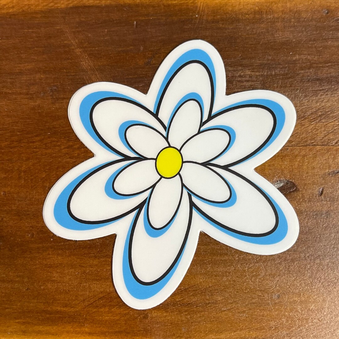 Aufkleber: Daisy Splash BLUE light die cut Bubble-free Sticker - Etsy ...