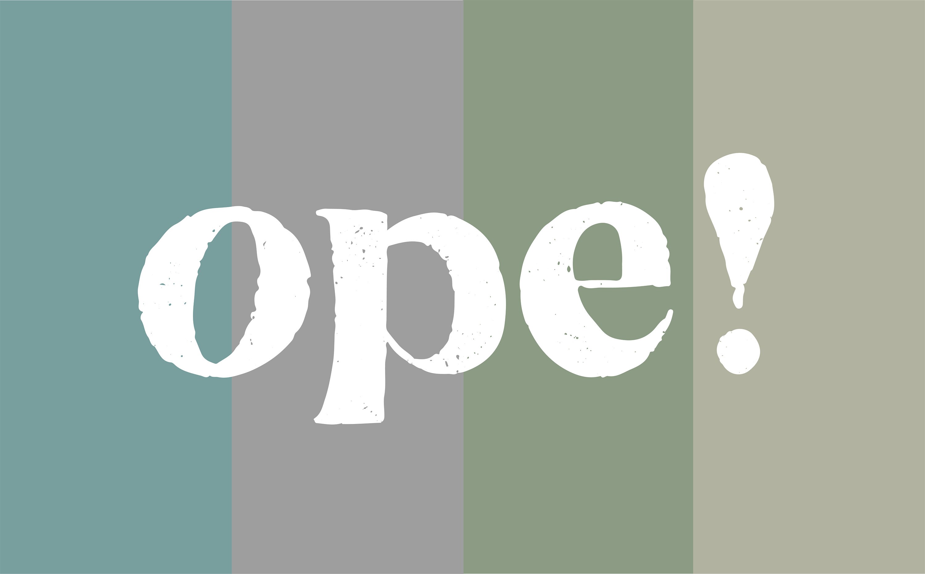 OPE Retro Stripes Blue Gray Premium Pillow Case CASE ONLY Ope Humor ...