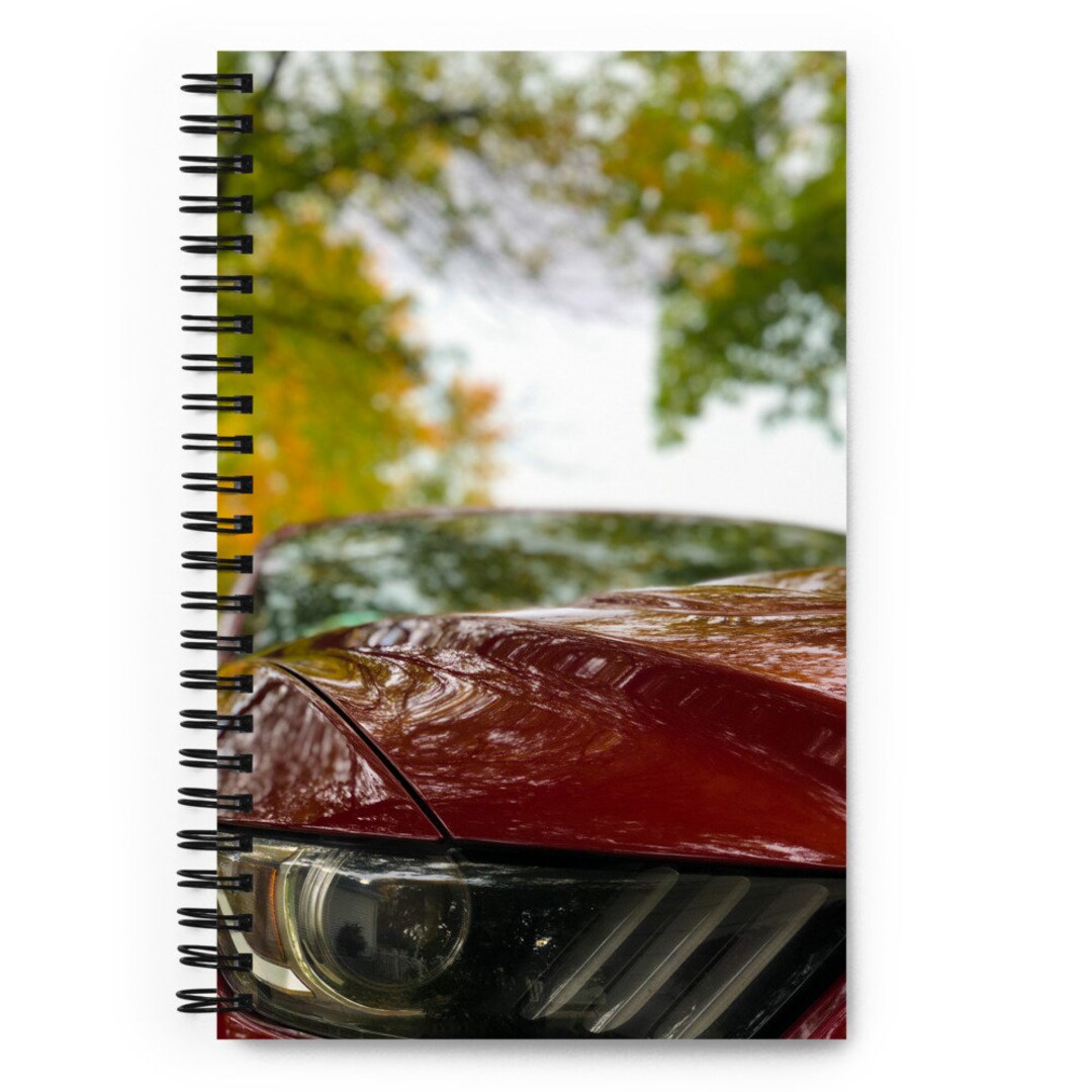Ford Mustang 50th Anniversary 02 Spiral Notebook Sports Car Dad Uncle ...