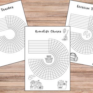 Habit Tracker - PRINTABLE Pages - DIGITAL Download - Etsy