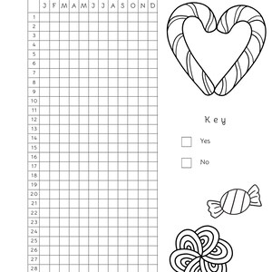 Sweet Tracker PRINTABLE Journal Page Sweet Tracker sweet Intake - Etsy