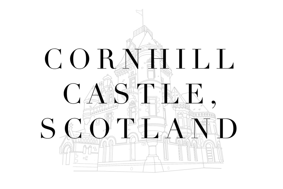 Cornhill Castle Wedding Venue Illustration Digital Download - Etsy