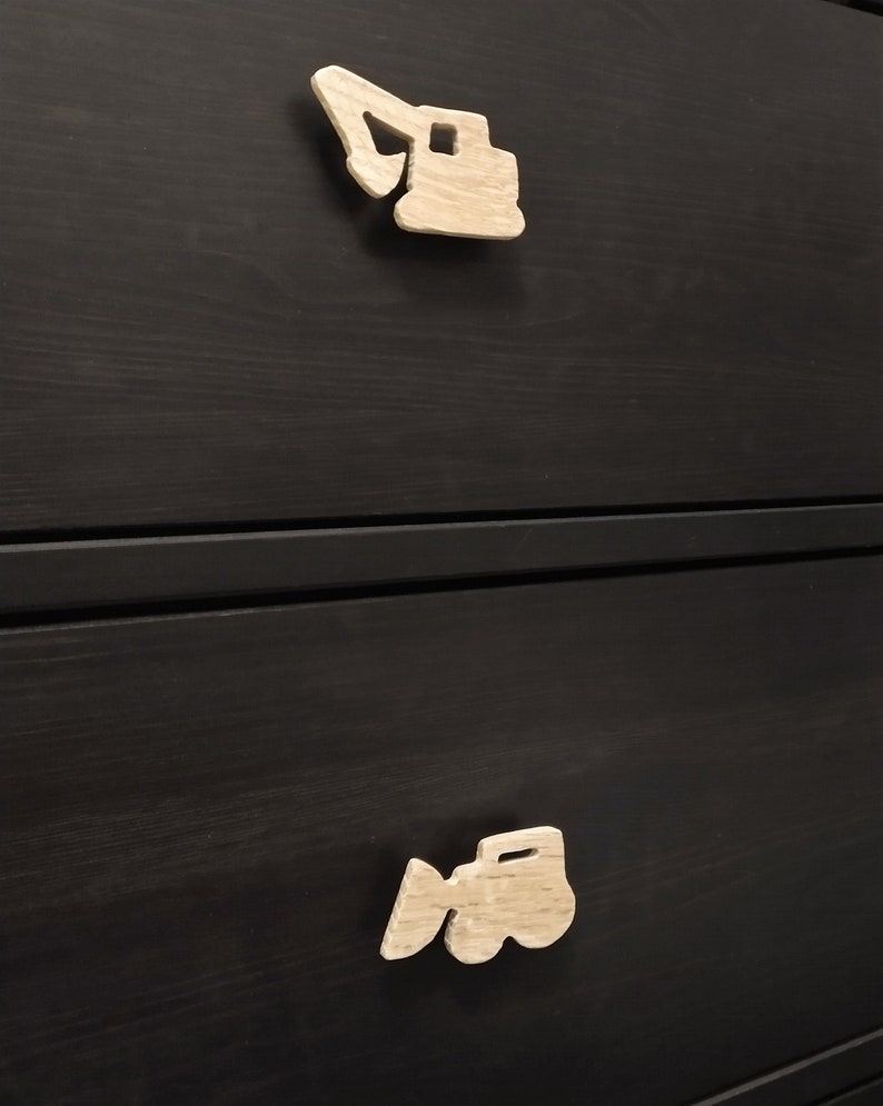 Wood Construction Truck Drawer Knobs Cabinet Handles Vanity - Etsy