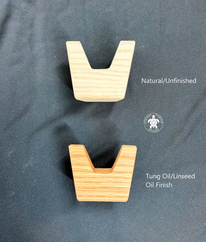 Solid Oak Bevelled Double Wall Hooks Coat Hook Modern - Etsy