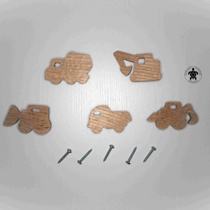 Wood Construction Truck Drawer Knobs, Cabinet Handles, Vanity, Pulls ...