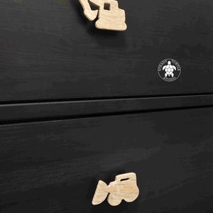 Wood Construction Truck Drawer Knobs, Cabinet Handles, Vanity, Pulls ...