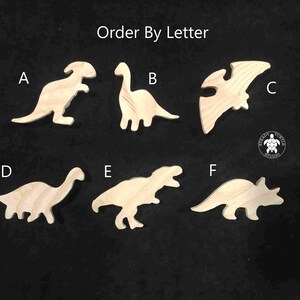 Wooden Dinosaur Drawer Knobs, Cabinet Handles, Vanity, Pulls, Nursery ...