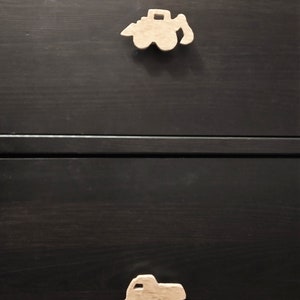 Wood Construction Truck Drawer Knobs Cabinet Handles Vanity - Etsy