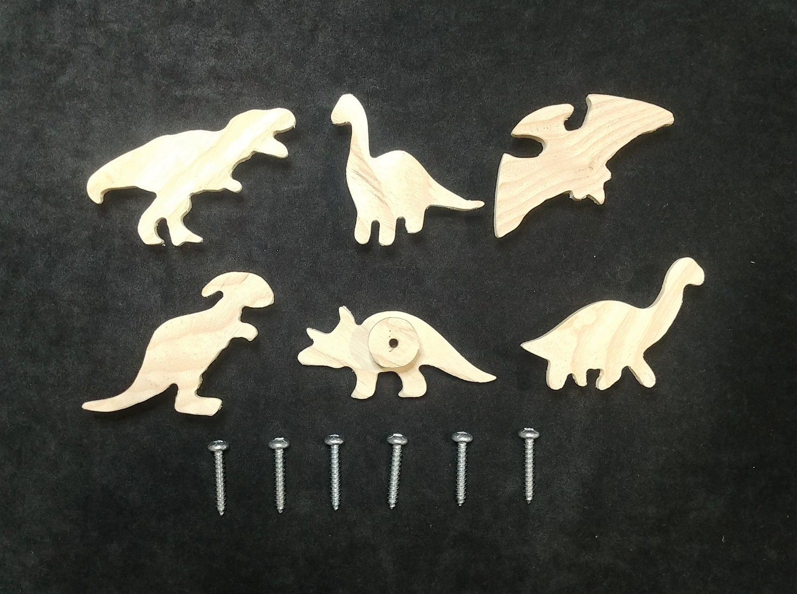 Wooden Dinosaur Drawer Knobs Cabinet Handles Vanity Pulls | Etsy