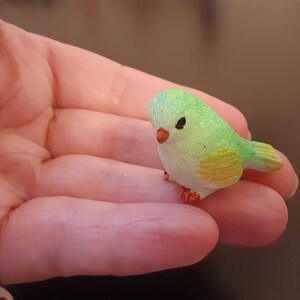 6pc Miniature Parrots - Etsy