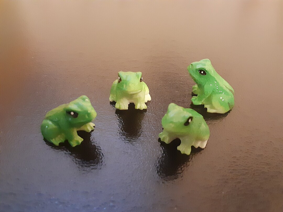 4pc Miniature Frogs - Etsy