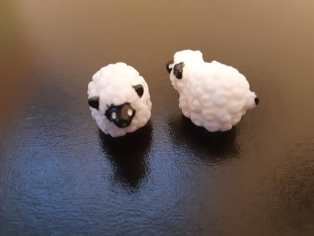 2pc Cute Miniature Sheep - Etsy