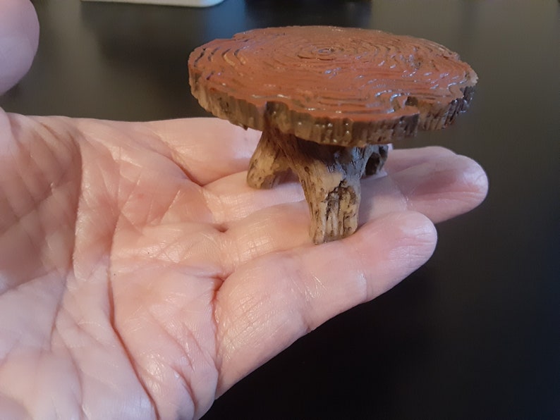 13pc Miniature Tree Stumps, Table and Log Chairs, Friends - Etsy