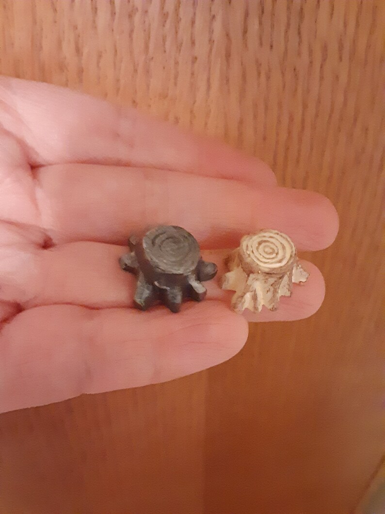 2pc Mini Tree Stumps - Etsy