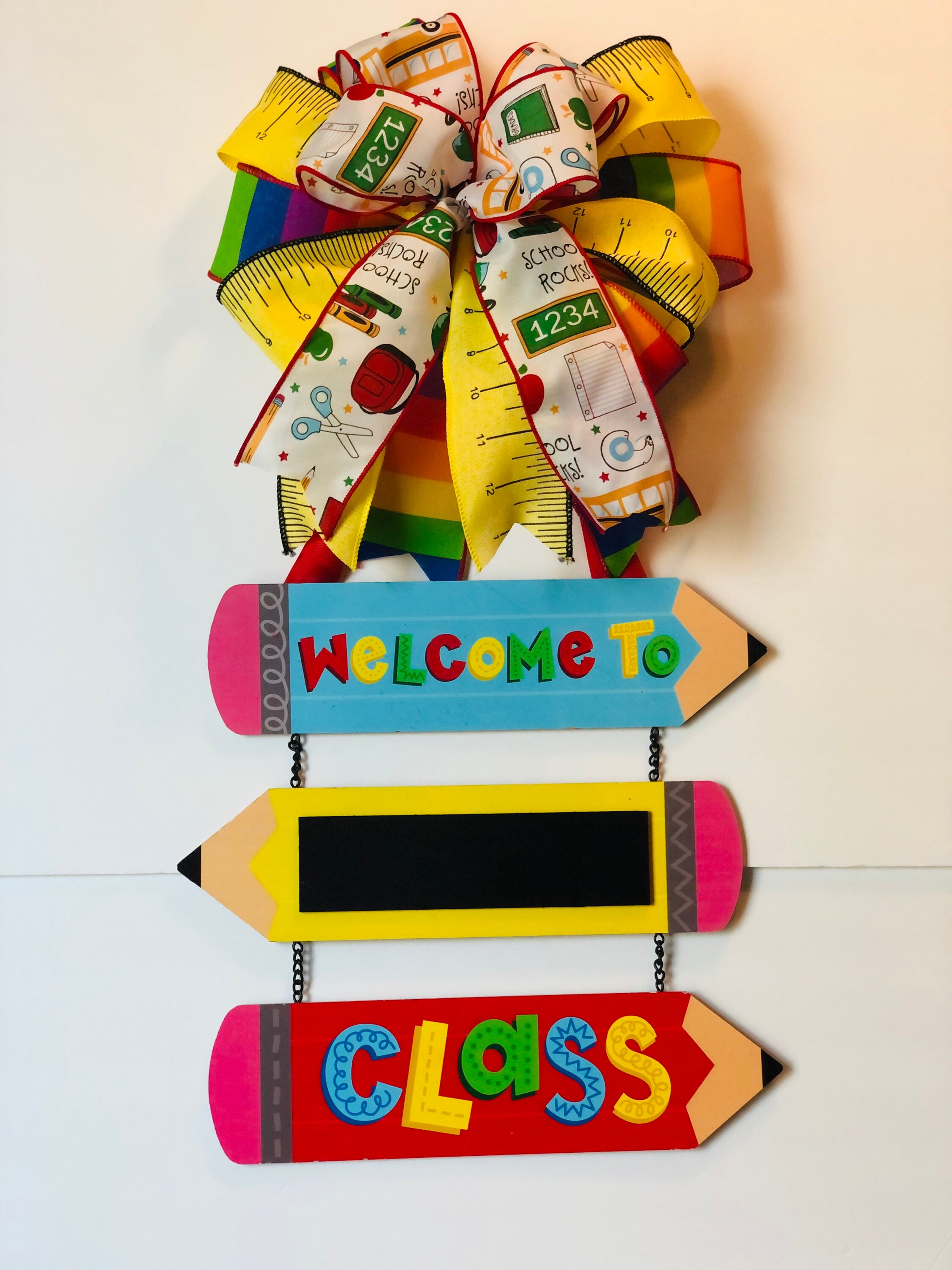 Teacher Door Hanger,back to School, Welcome to My Classroom, School ...