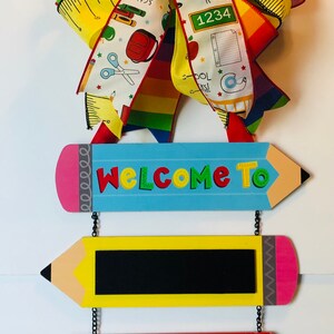 Teacher Door Hanger,back to School, Welcome to My Classroom, School ...