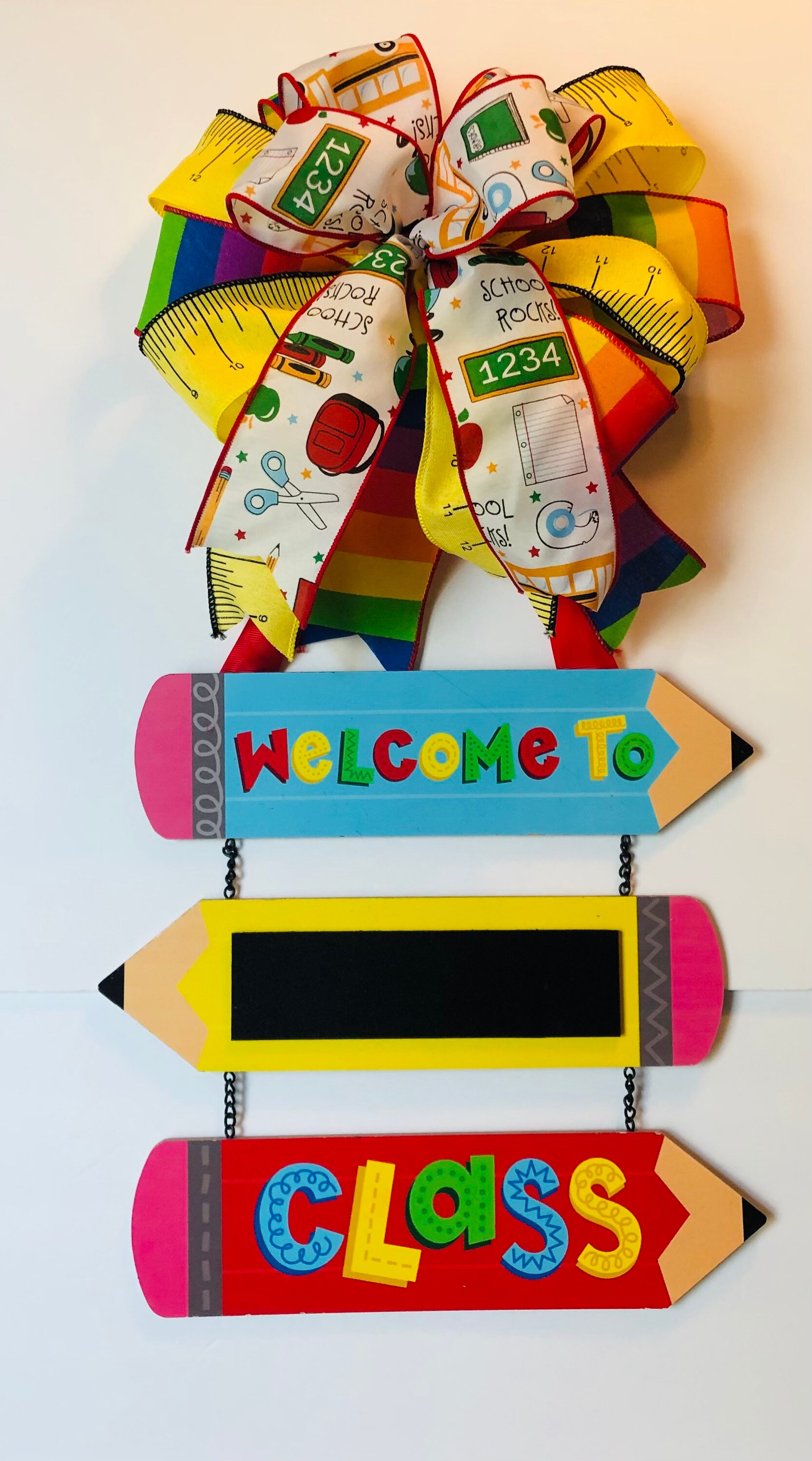 Teacher Door Hanger,back to School, Welcome to My Classroom, School ...