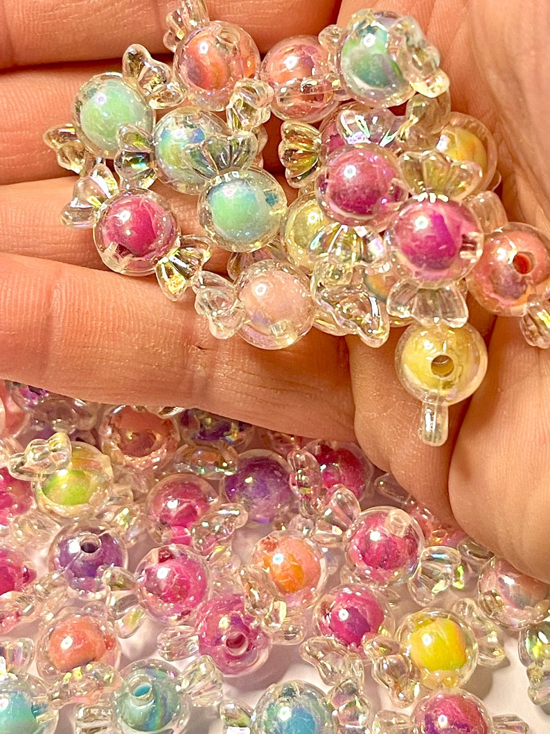 Acrylic Faux Candy Beads-cabochons-braclet Supplies-scrapbooking ...