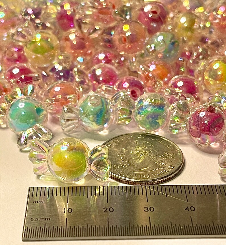 Acrylic Faux Candy Beads-cabochons-braclet Supplies-scrapbooking ...