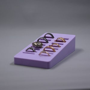RING HOLDER Medium Ring Display Modern 3D Printed Jewelry Display Ring ...
