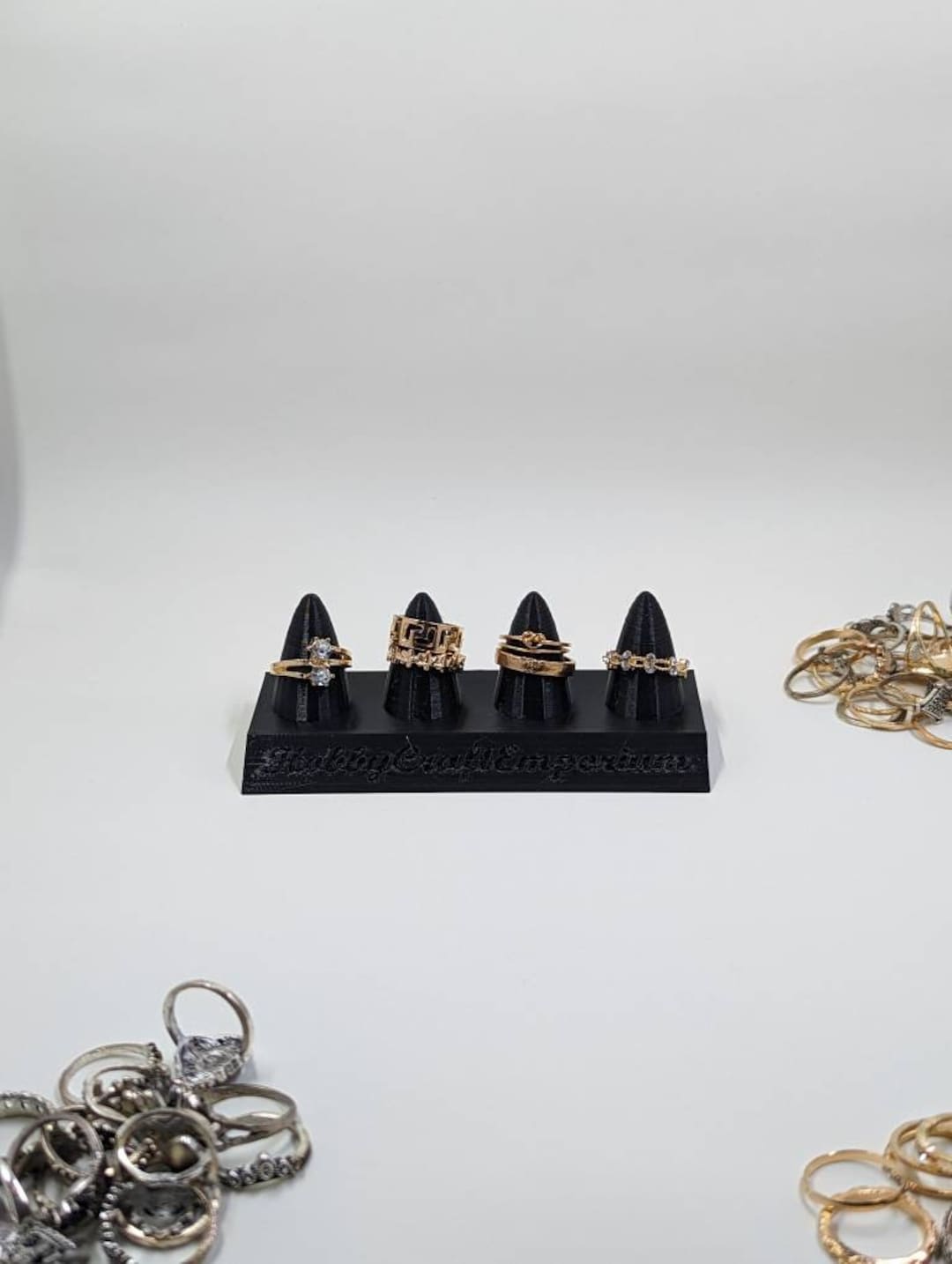 4 Peg Ring Display - Etsy