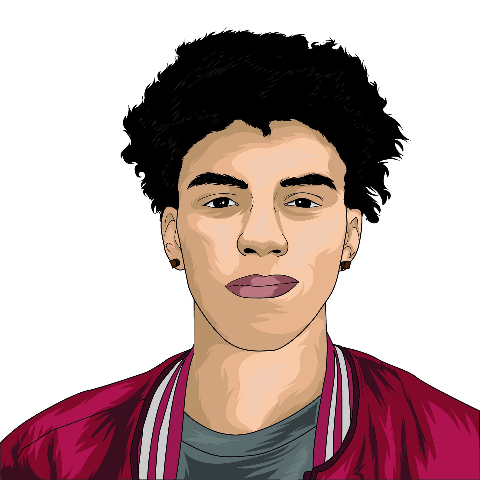 Cartoon Portrait Custom Cartoon Portraitvector Portrait - Etsy