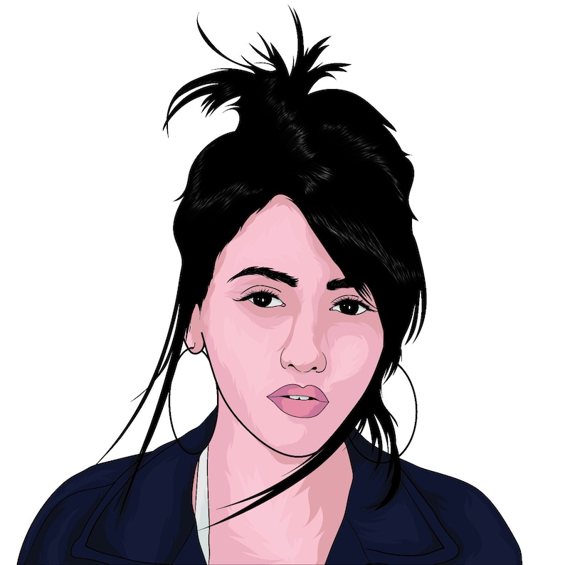 Cartoon Portrait Custom Cartoon Portraitvector Portrait - Etsy