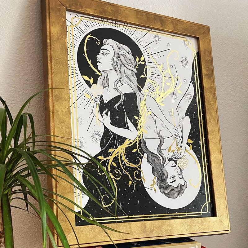 Gold Foil Print - Etsy