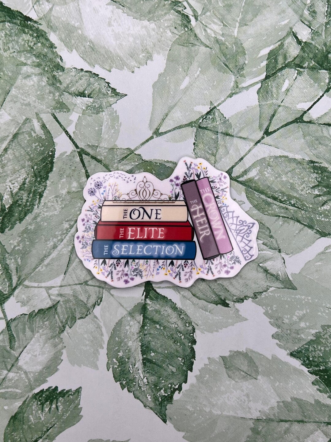 The Selection Book Stack Sticker - Etsy