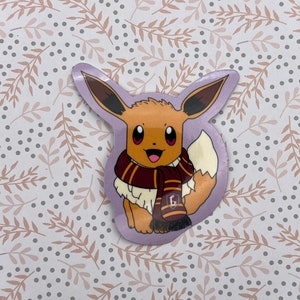Eevee Wizard Houses Sticker - Etsy