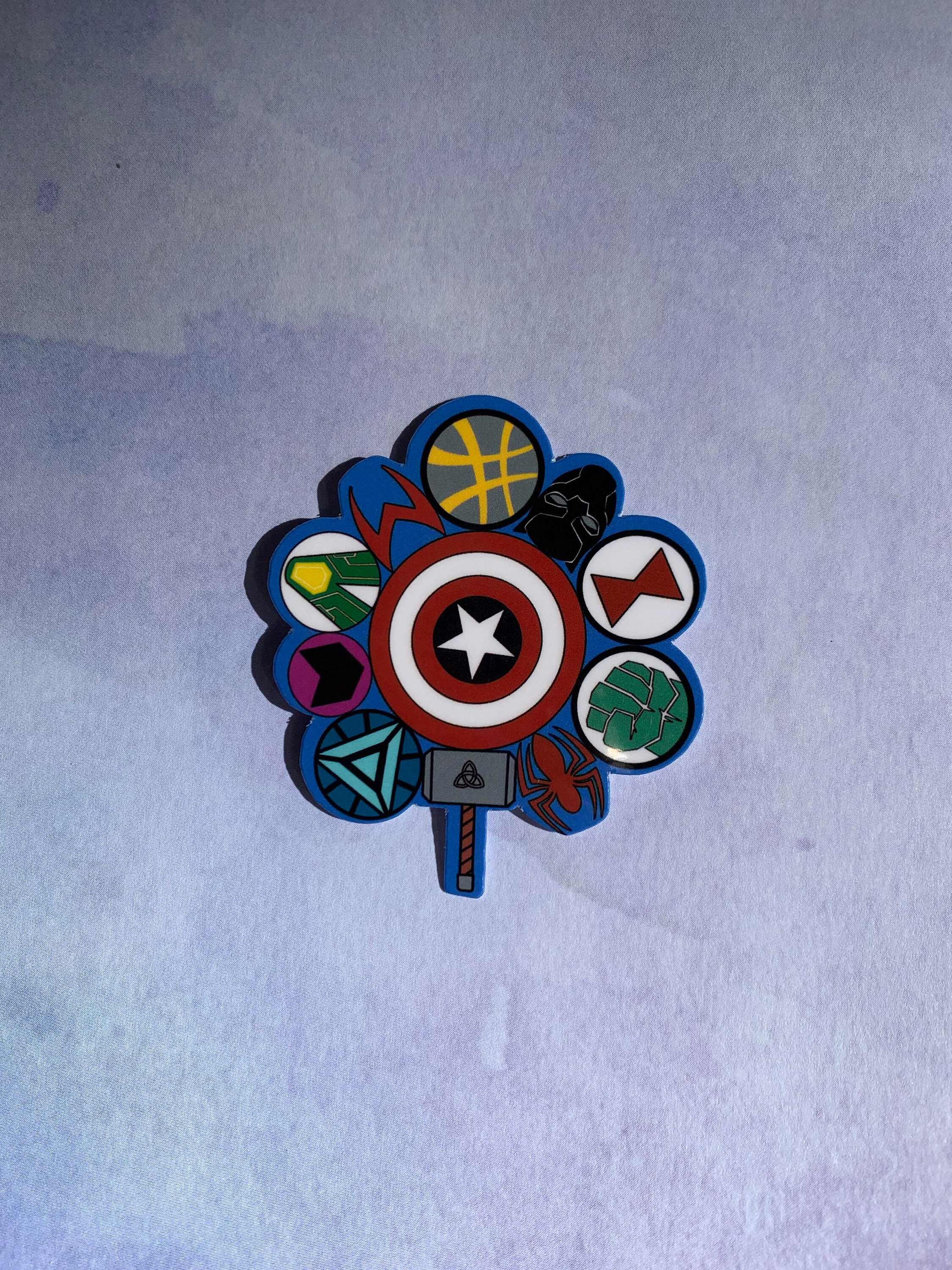 Avengers Inspired Logo Sticker - Etsy