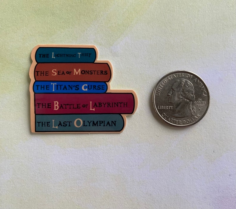 Percy Jackson Book Series Sticker | Etsy