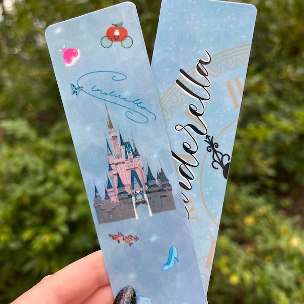 Cinderella Bookmark - Etsy