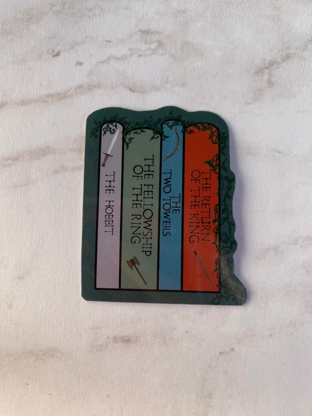 Lord of the Rings Book Inspired Series Sticker - Etsy