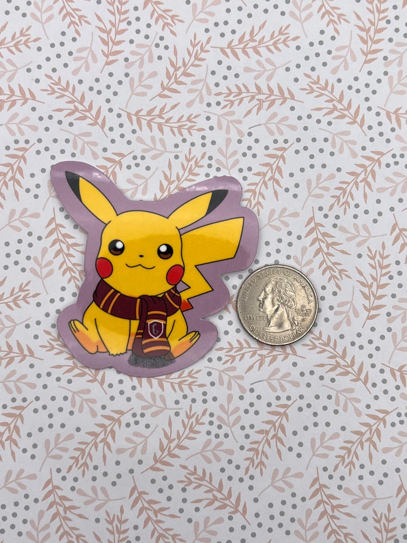 Pikachu Wizard Sticker - Etsy