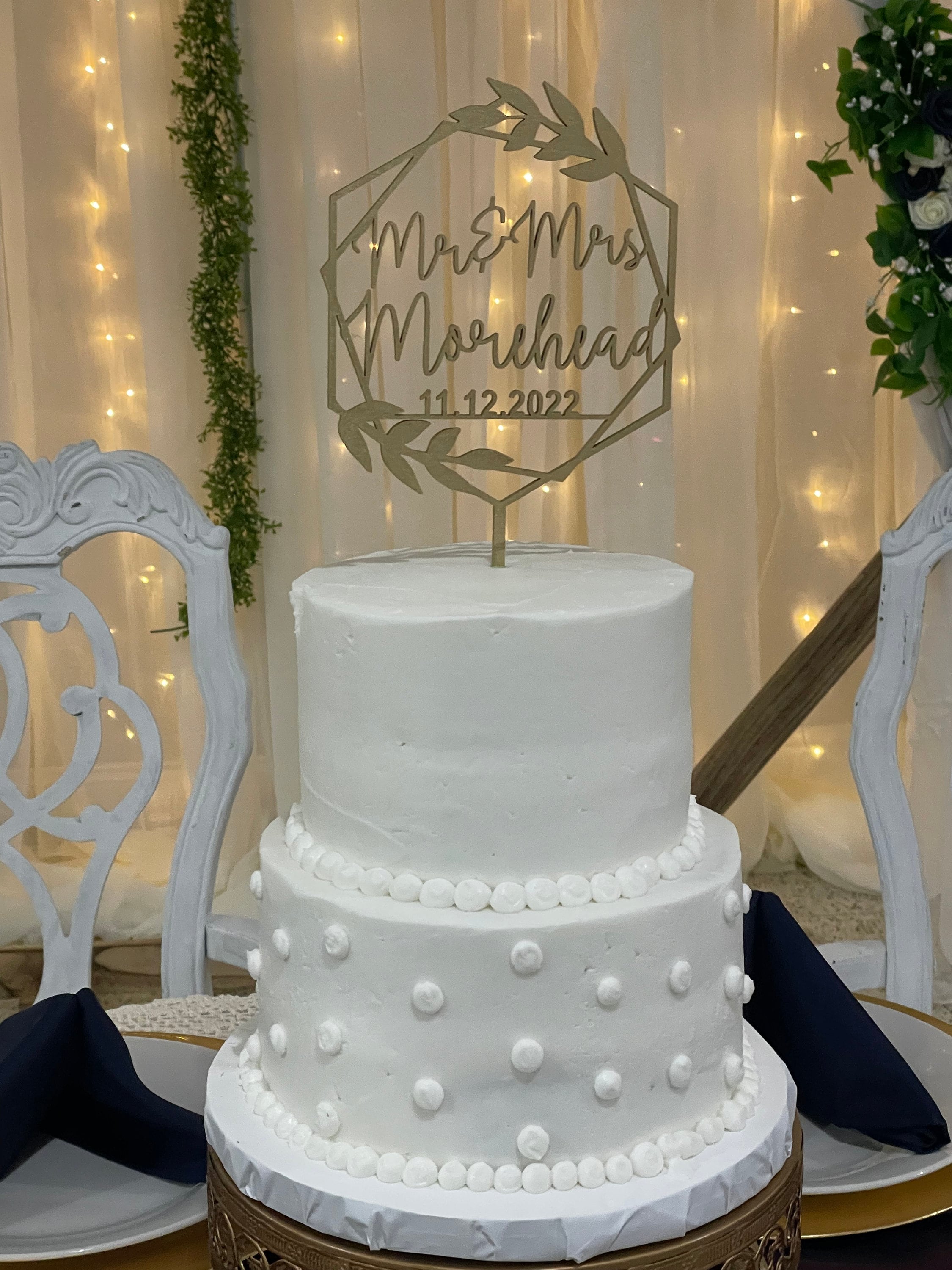 Custom Wood Wedding Cake Topper Mr. and Mrs. Wedding Cake - Etsy