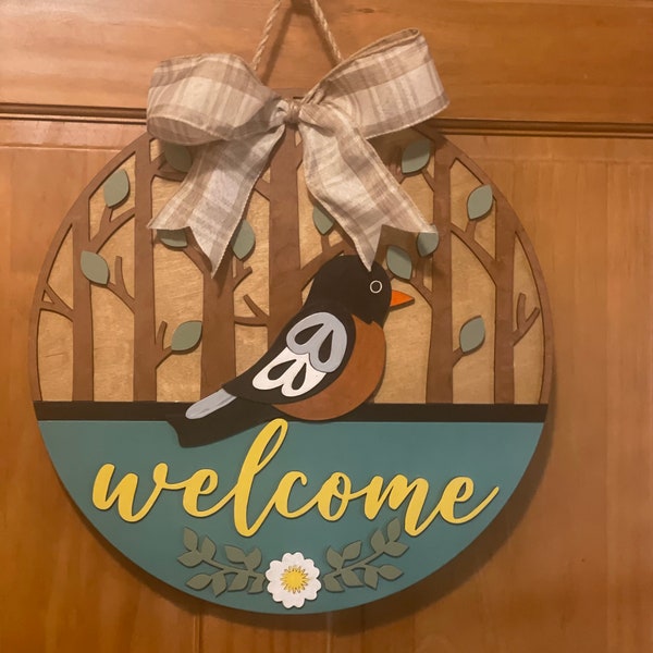 Bird Door Hanger - Etsy