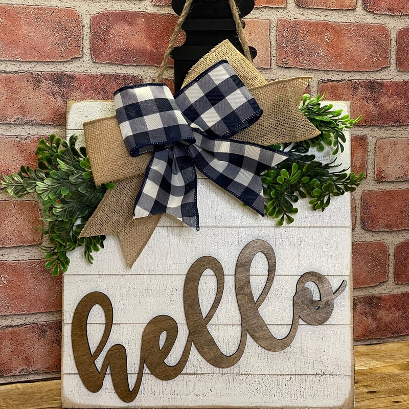 Square Wood Sign - Etsy