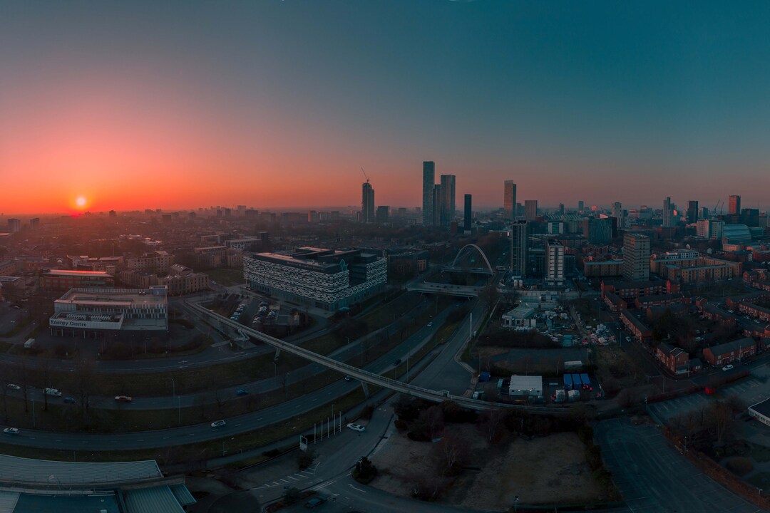 Sunset Manchester Photo Print - Etsy