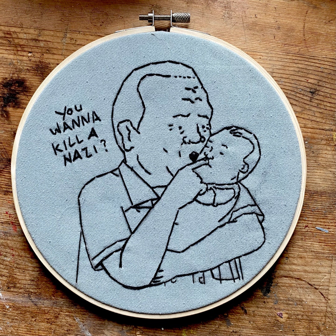 King of the Hill Embroidery you Wanna Kill A Nazi - Etsy
