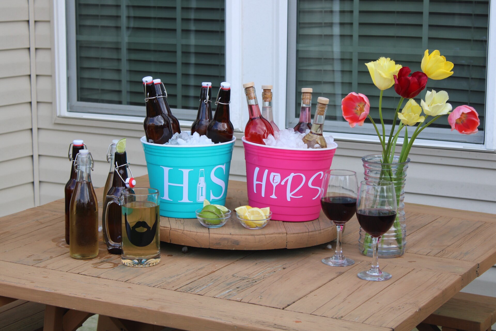 Cubo de fiesta personalizado | Etsy