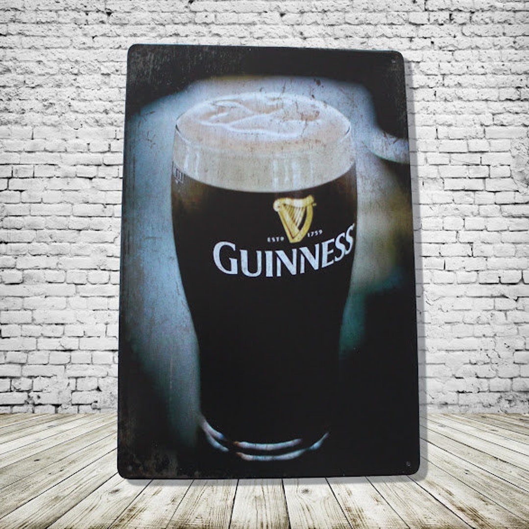 Guinness Beer Vintage Antique Style Collectible Tin Sign Metal - Etsy