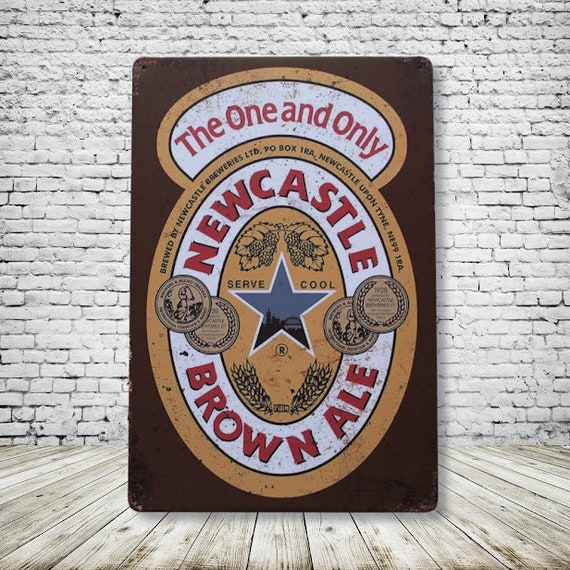 Newcastle Brown Ale Beer Vintage Style Antique Collectible Tin - Etsy