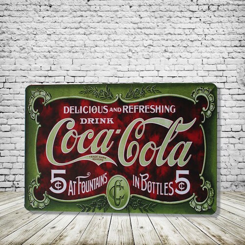 Coca-cola Sign - Etsy