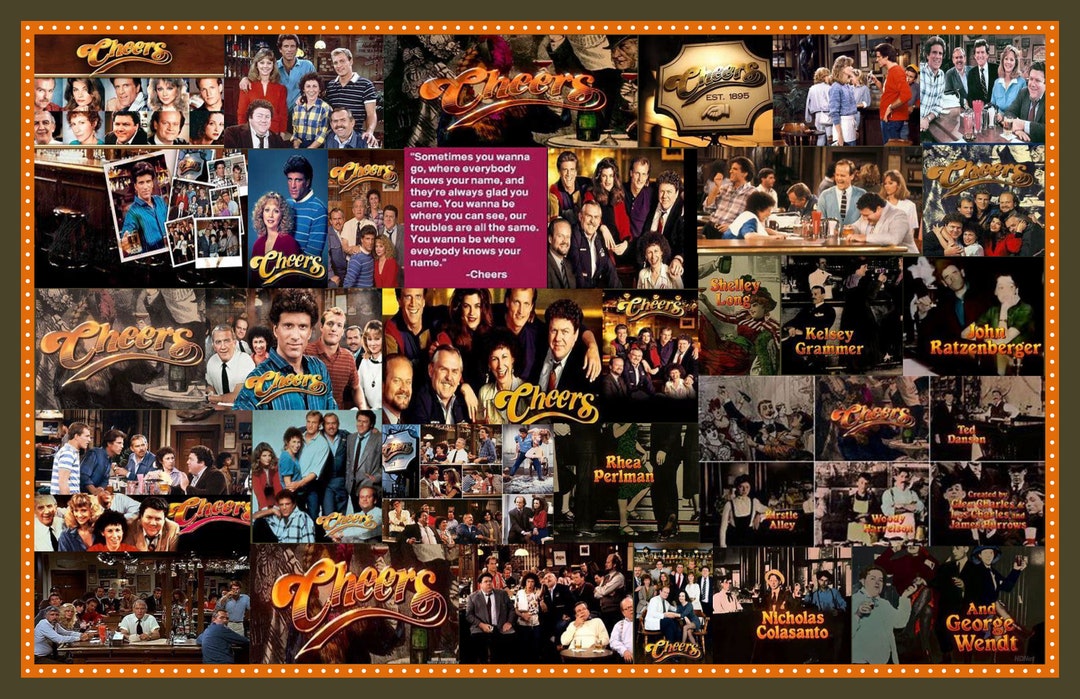 Cheers TV Show 11x17 Digital Print: Wall Decor (PNG) - Etsy