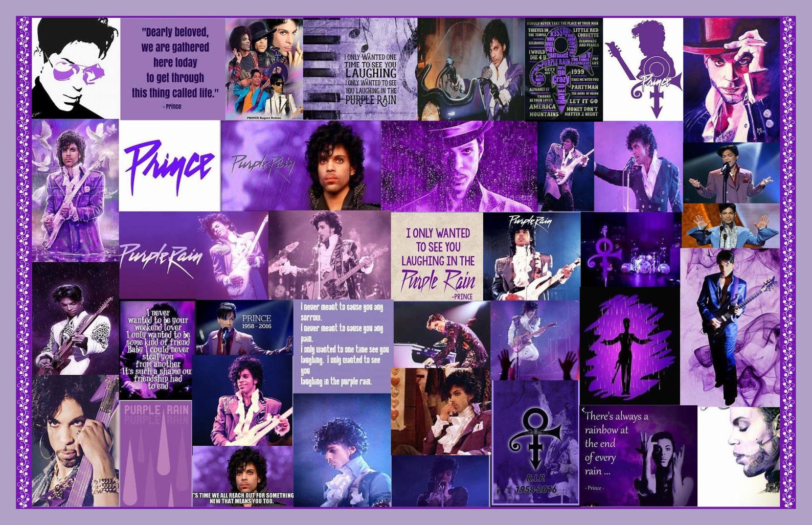 Purple Rain Print: Prince Wall Decor (11x17 Digital PNG) - Etsy
